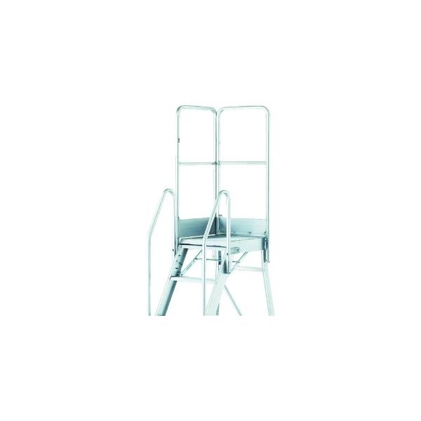 【仕様】 ●差込式なので、簡単に脱着ができます。 ●適合機種:TDAD-090、120、150、180 ●品名:片側開口手すり ●本体適合機種:TDAD-090、120、150、180 ●差込式 ●手すり高さ:1100mm ●主要部:アルミ合金