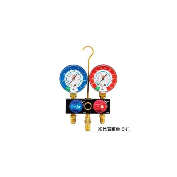 【仕様】 ●サイトグラス付きマニホールド本体重量わずか593gです。 ●φ60mmカラーゲージ。圧力・温度が見やすいアサダオリジナルデザインです。 ●アルミ引抜材ボディ。高品質なアルミ引抜き材を採用しました。 ●サイトグラス内蔵。冷媒の流動...