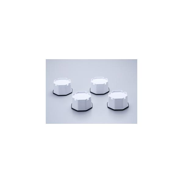 【仕様】 ●2段使用で更に高さを上げられます。(1段で約5cmアップ、2段で約10cmアップ) ●底面に滑り止めがあるので、洗濯機の横滑りや振動を抑える効果があります。 ●八角形の形状で均等に重量を分散します。 ●洗濯機の高さをあげて真下の...