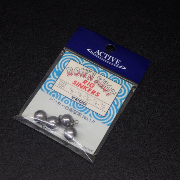 ACTIVE ダウンショット リグシンカー サイズ3/16oz 国産