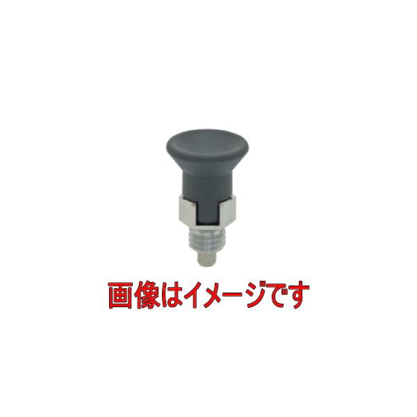 【特長】・ノブを引くとノーズが引っ込み位置決め解除が簡単にでき、手を放すとノーズは内蔵スプリングによって元の状態に戻る、ハンド操作のインデックスプランジャーです。・ノーズロック型はノブを引いた状態で９０°回転するとノーズが引っ込んだ状態でロ...