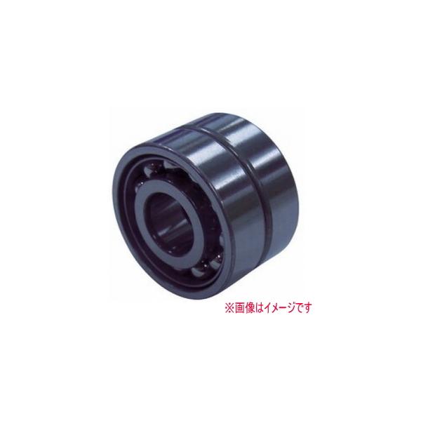 【製品概要】・玉と内輪・外輪の軌道がラジアル方向に対して接触角αで接し、ラジアル荷重と、一方向のアキシアル荷重に耐える ・接触角が大きいほど、アキシアル荷重の負荷能力が大きい。接触角が小さいほど、高速回転性が良くなる ・通常、軸受２個を対向...