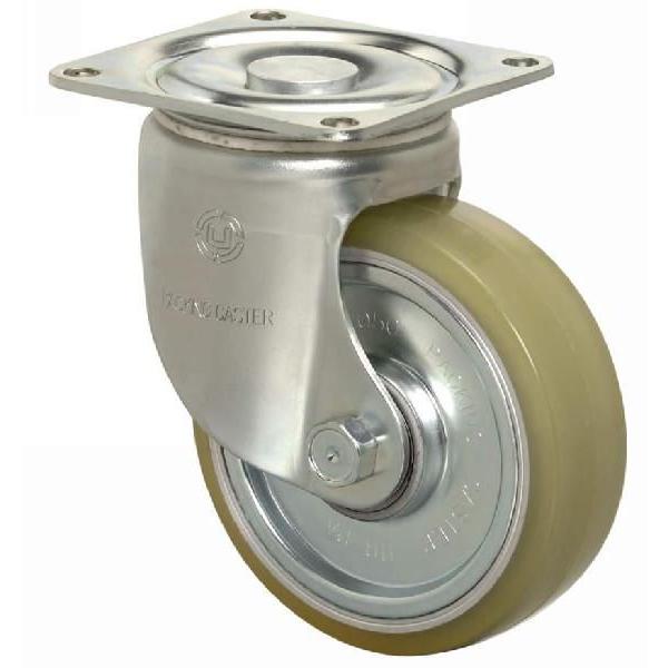 ！商品画像はイメージです！【メーカー特長】・本体材質…冷間圧延鋼板(SPCC)・表面処理…黒色亜鉛めっき・車輪材質…ポリウレタン[アジプレン]・始動抵抗を極限まで低減。・耐久力抜群、金属に優る驚異的な耐摩耗性能です。・弾性が大きく、積載物に...