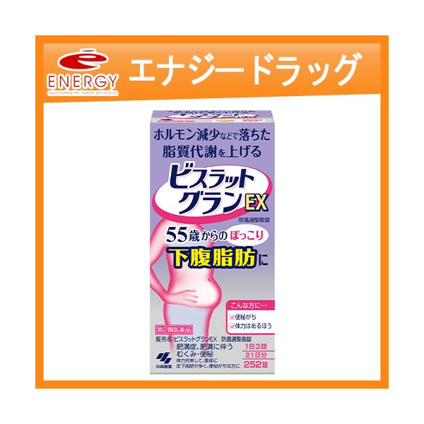 １日３回の服用で更年期後などのポッコリ下腹脂肪を落とします。ホルモン減少などで低下した脂質代謝を活性化します。特に便秘がちな方、体脂肪を減らしたい方に適した漢方薬です。18種類の生薬からなる防風通聖散を服用しやすい錠剤にしました。