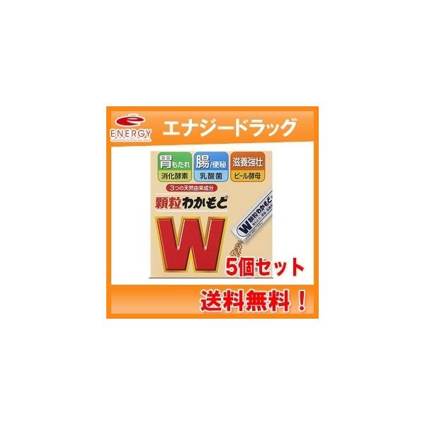 『顆粒わかもと』は、消化・整腸・栄養補給の3つの働きをもった胃腸薬です。