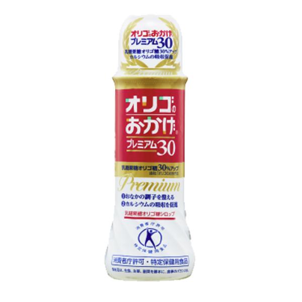 「オリゴのおかげ」のプレミアムタイプ！トクホ成分「乳果オリゴ糖」の含量を通常の「オリゴのおかげ」に比べ３０％高めています。