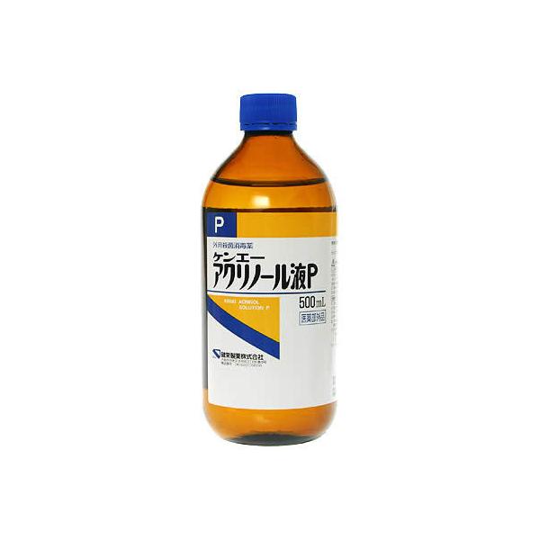 「健栄 アクリノール液 50ml」は、アクリノール0.1w/v%含有の外用殺菌消毒液です。傷の消毒にご利用いただけます。切り傷、すり傷、さし傷、靴ずれ、創傷面の殺菌・消毒効果があります。1日数回患部に塗布、またはガーゼに浸して包帯などで固定...