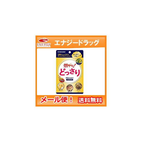 商品特徴 商品名：燃ヤセ!どっさり 40粒(20日分)燃焼系ダイエットをサポート。キャンドルブッシュは腸の動きを活性化させるといわれています。スッキリしたい方にお勧めです。ブラックジンジャー・金時しょうが・高知産しょうがのパワー。成分 (1...