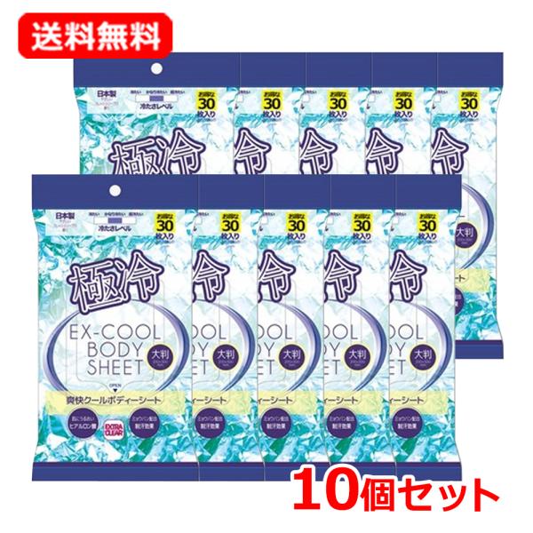 お肌にもやさしい地球灼熱化対策汗拭きボディーシート