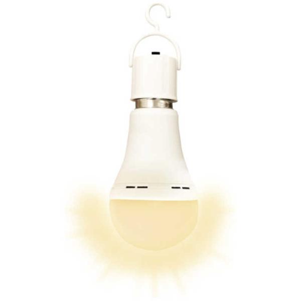 ■全光束(明るさ):690lm(通常時)/最大220lm(停電時)■口金:E26口金■寿命:40,000時間■バッテリー:リチウムイオン電池■バッテリー容量:2,000mAh■充放電サイクル:約500回■密閉器具:非対応■調光器:非対応■入...