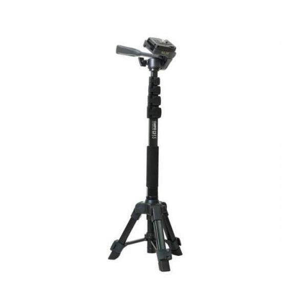 ●最大搭載質量:1kg●全高:1,725mm●地上最低高:595mm●縮長:600mm●パイプ径/段数:24mm/5段●三脚の装備機能:クイックシュー●エレベーターの種類:●センターポール式●脚ロック方式:レバー式脚ロック●水準器の種類:水...