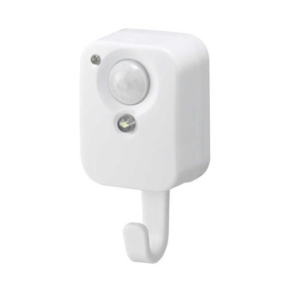 ●本体サイズ(幅×高さ×奥行)mm：約Ｈ65×W30×D23mm(本体1個)●重量：約15g(本体1個)●ライトの色：白色●人感センサー：人感センサー有●電源：ボタン電池LR44×3個(付属)●付属品：ボタン電池LR44×6個(テスト用含む...