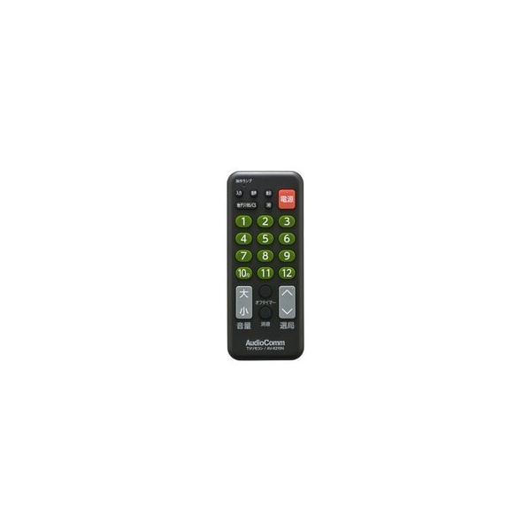 【 特 長 】● シンプル機能でらくらく操作● テレビの基本機能に的を絞ったシンプル設計● メモリーバックアップ機能搭載（電池交換の際にメーカーコード設定が保持されます）