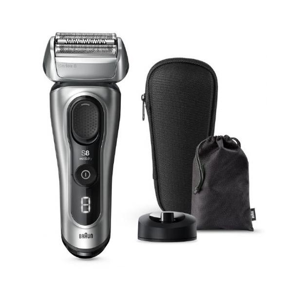 ●刃の枚数:3枚刃●電源方式:充電式●電源:AC100-240V、50-60Hz、7W●急速充電時間:1時間●使用日数:約20日間(1日1回3分として)●寸法:W6.6×H16.8×D4.4cm●質量:約207g●付属品:充電スタンド、専用...