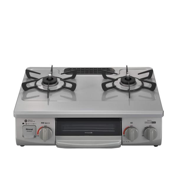 ガスコンロ ガステーブル プロパンガス用 約56cm コンパクト タイプ 【法人配送限定品】 リンナイ  KG35NGRL-LPG 左強火力 水無し片面焼き
