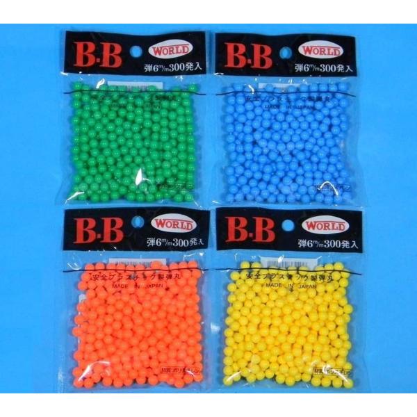 ご覧いただきありがとうございます。ＢＢ弾300発入りが４セットです。6mm径の弾丸です。当店で販売している鉄砲に適応しています。