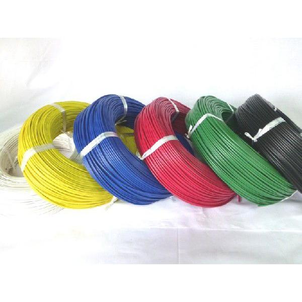 切売り！！単心ビニルコード　ＶＳＦ　０．５ｍm2は、如何ですか。ＤＩＹ、ホビー等では、欠かすことの出来ないＶＳＦ　０．５ｍm2です。お色は、黒、赤、青、黄、白、緑から、お選び下さい。（備考欄にお色の指定をお願い致します。）大特価でのご奉仕で...