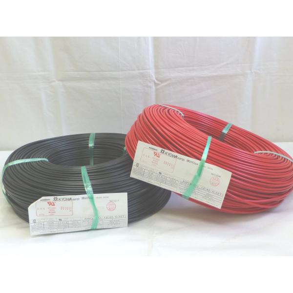 切売り！！　UL 1015 AWG 12 は、如何でしょうか。断面積 3.30?、耐熱１０５℃、定格電圧600Vですので、高性能の自動車用ＡＶコードとしてお使い頂くことも可能です。お色は、赤、黒　の２色よりお選び下さい。（ご注文の際は、お色...