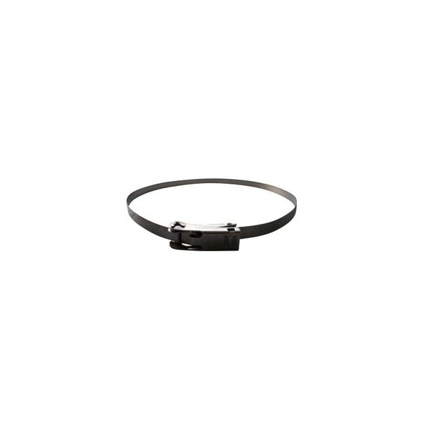 ◆品名:ポールバンド ◆型式:SFT-N005 ◆材質:ステンレスSUS304 ◆適用径範囲:Ф140以内 ◆バンド幅:10mm ※イワブチ株式会社製