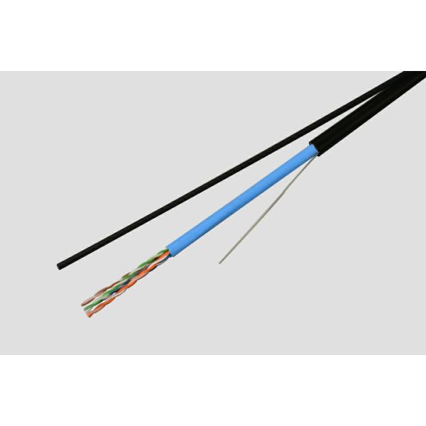 1Gbps伝送対応 自己支持線付き 屋外用 Cat.5e U/UTP ケーブル