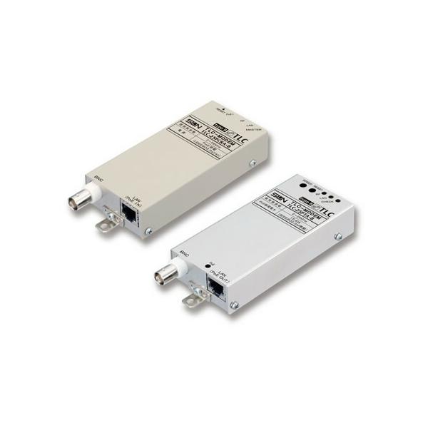 サン電子  TLC-25CT-B 受電型PoE対応TLC 同軸LANシステムモデムセット(センター器・ターミナル器)