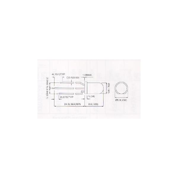 ※申し訳ございません、ただ今在庫切れとなっております。品番：5RG9SC-2カラー：赤／緑レンズカラー：透明チップ素材：GaAlAs／GaP波長：660／568nm輝度：1000-1300／100-300mcd(If=20mA)光角度：30...