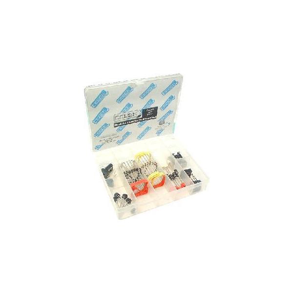 ※申し訳ございません、ただ今在庫切れとなっております。＜セット内容＞*整流用ダイオード1N4007（50本）：電圧1000V/最大電流1A1N4148（50本）：電圧100V/最大電流100mABY252（10本）：電圧400V/最大電流3...