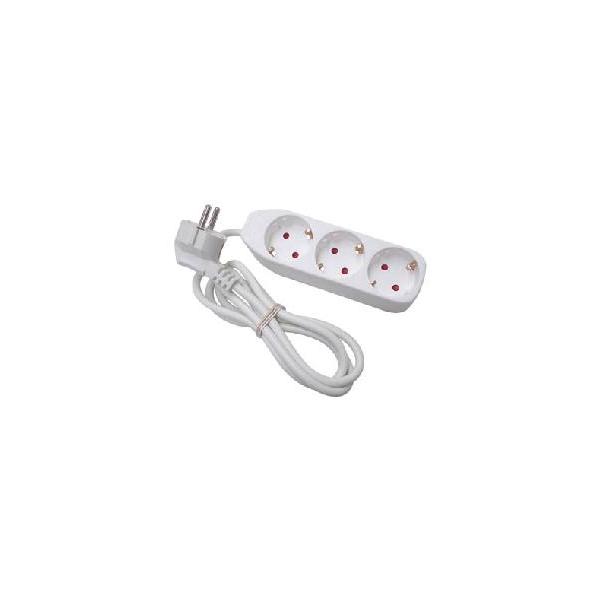 ・プラグ数量: 3 x schuko・スイッチなし・ケーブル長: 1.5m・電線：H05VV-F 3G1.5mmsq・消費電力: 3500W max.