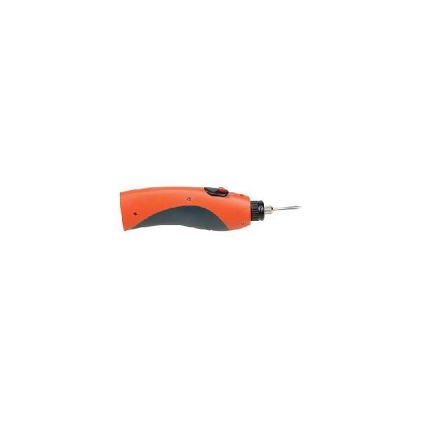 電源: 3 x 単3乾電池(別売)消費電力: 6Wmax.到達温度: 480°C / 900°Fプレヒーティング時間 (185°C / 365°F到達): 15秒寸法: 　本体: 200 x 50 x 25mm　コテ先: φ 1.4 x 9...