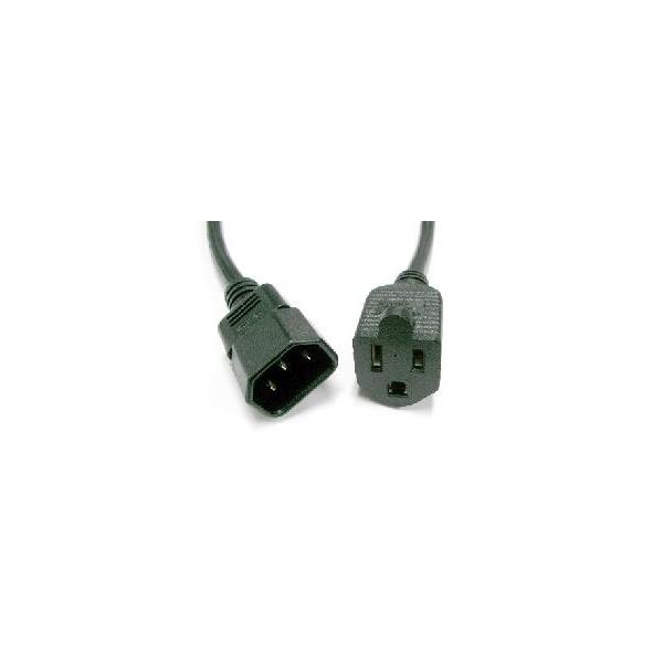 定格：125V13A用電源コードセットプラグ：3Pメスコネクター：IEC320-C14ケーブル：SJT 16AWG/3C長さ：1000MM認証：米国UL,CSA色：黒数量：1本原産国：台湾図面がご必要な方は直接お問い合わせください