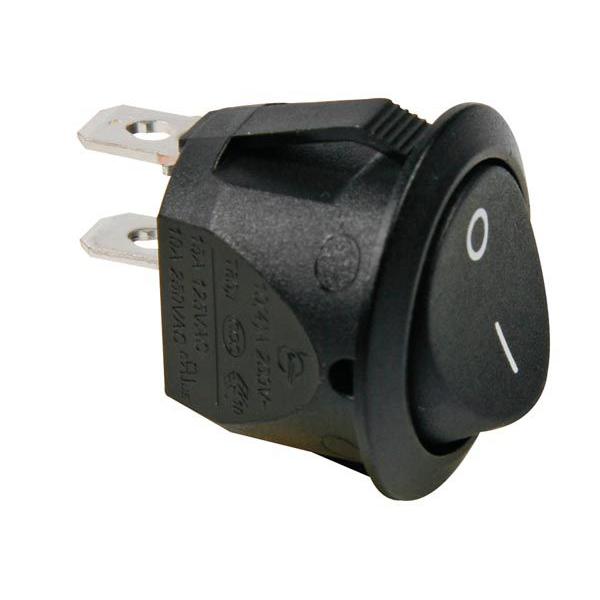 SPST 1Pタイプ: OFF-ONコンタクト定格: 10A/250Vac, 15A/125Vac電気寿命: 10000サイクル機械寿命: 30000サイクルコンタクト抵抗: 20mohm絶縁抵抗値: min. 1000Mohm耐電圧: 1...