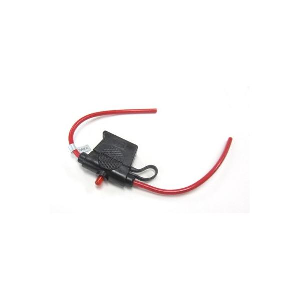 Max定格電流：30AMax定格電圧：32VDCケーブル長：約110mm対応：標準自動車用ブレードヒューズ※ヒューズ切断でランプが点灯します。