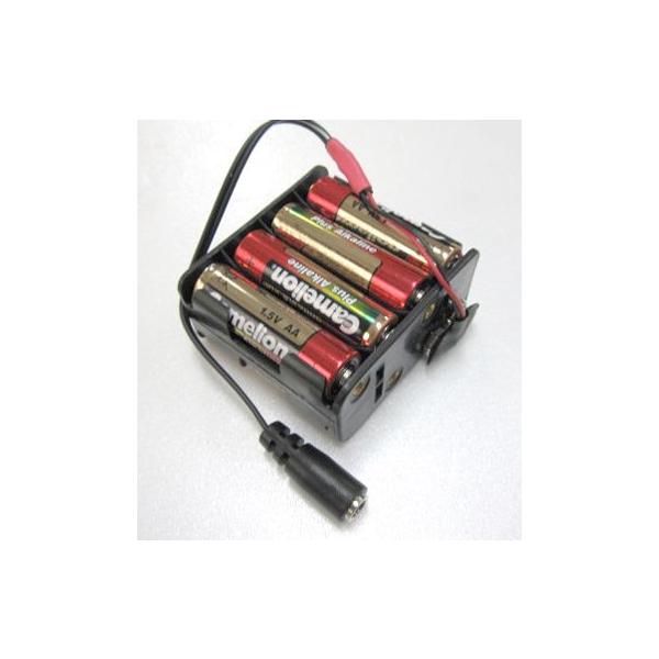 出力電圧：12V(電池残容量による）平均容量: 2600mAhアルカリ単3乾電池×8個セットコネクタ：DCジャックメス5.5x2.1mm