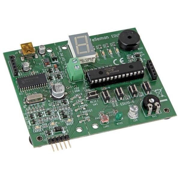 ・Microchip PIC プログラミングの最初のステップに・PICKit2 コンパチプログラマー・付属: PIC16F882・チューターサンプルプログラム："C"と　"Assembler" ダウンロード可能　　・ボタン入力読込　　・LE...