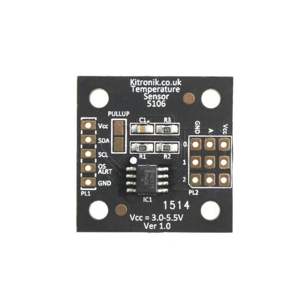 ・Arduinoとの接続を想定されたライトセンサー基板。取説にUNOとの接続方法も記載。センサーにはNCT75-D採用。供給電圧：3.0〜5.5V動作温度範囲：-55〜125℃ADC分解能：12bit温度分解能：0.0625℃精度(VDD=...