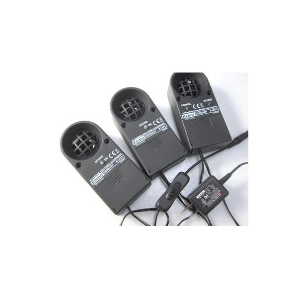 ・とにかく大きな音圧が必要というお客様向けにMaxまでスピーカを拡張しました。・アダプター付ですぐに使うことが可能です。動作電圧：100〜240Vac(専用アダプター） 調整周波数範囲：約7 kHz - 38 kHz　（サイレンのような動作...