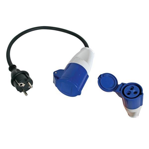 ケーブル: H07RN-F 3G2.5ケーブル長: 40 cmmax. 電力: 3680 W電圧: 230 V~プラグ：3P 欧州プラグソケット：EN60309 200-250V 16A-6h 2P+E IP44認証：CE