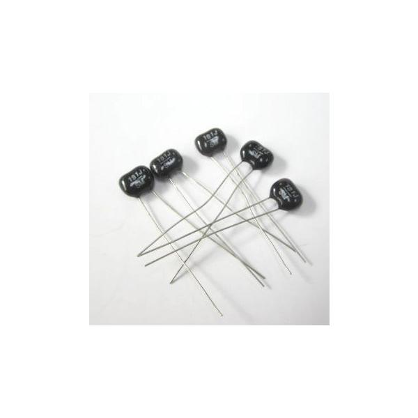 容量:180pF許容誤差：5％ 定格電圧: 500V寸法：L=9.9, W=9.4, T=5.6mm耐圧：定格電圧の200%絶縁抵抗：＞100000MΩ at 100Vdc温度範囲：-55℃〜+125℃