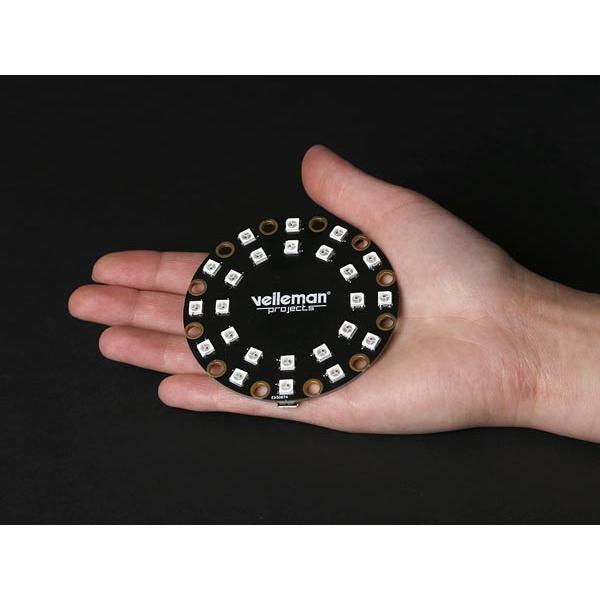 ・Atmega32u4 at 8MHz・ネイティブUSBサポート ・24個BrightDotアドレス指定可能なRGB LED・ON / OFFスイッチ ・リセットボタン ・1ユーザーボタン ・1ユーザーLED・PCF8523 RTCクロック...