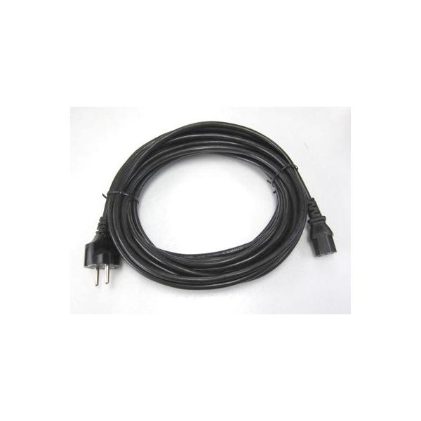 定格：250V10A用の電源コードセット プラグ：CEE 7/7 欧州SCHUKOコネクター：IEC-60320-C13ケーブル：H05VV-F3G1.0mm&amp;sup2; 結束 長さ：約8.5Mカラー：黒 認証：欧州各国認証、EAC...