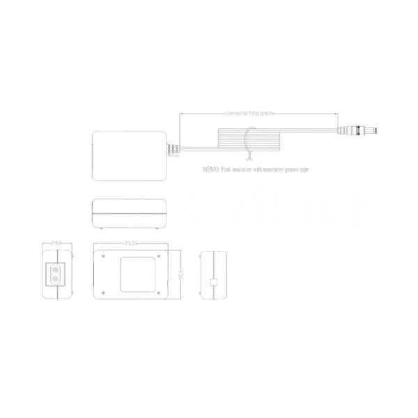入力：100&amp;#12316;240Vac出力：12Vdc/1.0A入力インレット：IEC60320-C8※ACコードは別売りです。出力プラグ：PL03B(5.5φx2.1φxL9.5mm)電極性：センター(+)認証：PSE, UL,...