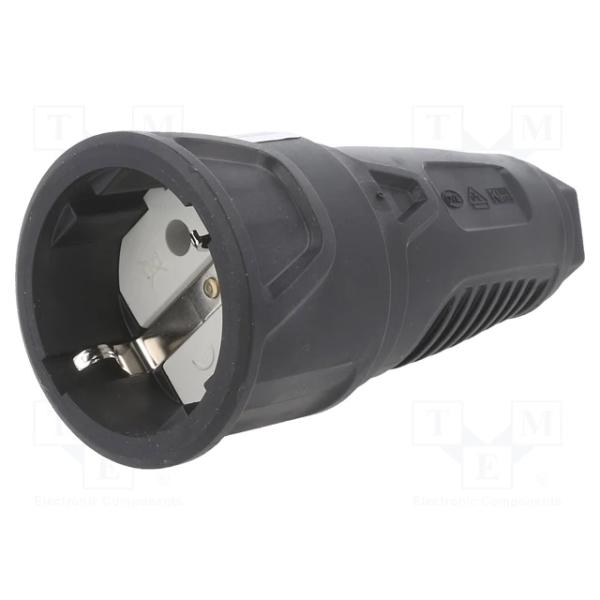 定格：16A-250VIPレート：IP20CE※いわゆるドイツタイプです。