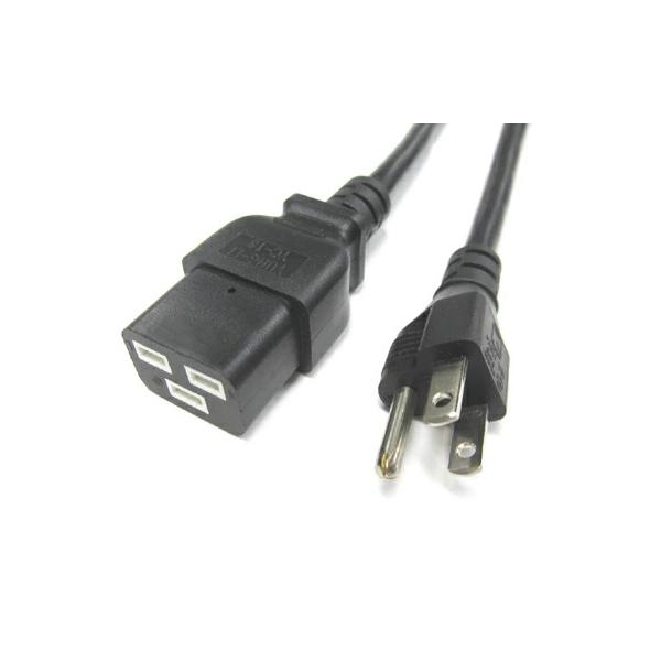 定格：125V15A用の電源コードセットプラグ：3ピン NEMA 5-15Pコネクタ：IEC60320-C19ケーブル：VCTF/3*2.00MMSQ 結束長さ：約3M カラー：黒認証：台湾CNS(BSMI-RoHS)数量：1本図面がご必要...