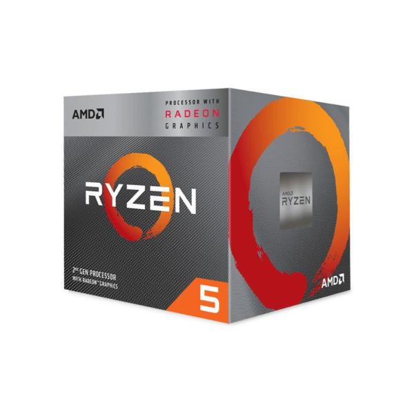 CPUと高性能グラフィックスを1つに搭載したAMD Ryzen 5 3400G。4コア8スレッド、最大4.2GHzの高い処理性能に加え、Radeon RX Vega 11 Graphicsを内蔵し、幅広い用途に対応します。Socket AM...