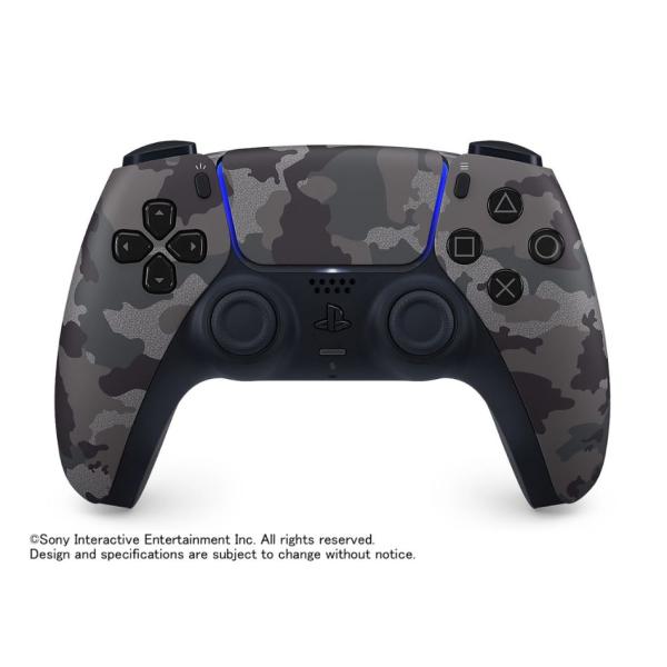 PS5の操作性を、そのまま手元に。SIE純正のDualSenseワイヤレスコントローラーです。PS5専用設計のゲームパッドで、安定した操作環境を実現します。グレーカモフラージュのデザインが、プレイ空間に個性を加えます。自宅でのゲームプレイを...