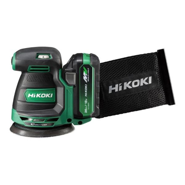 HiKOKI SV1813DA XPZは18V駆動のコードレスランダムサンダ。7000〜11000rpmの変速で荒削りから仕上げまで滑らかに対応。125mmパッドで広い面も効率よく研磨できる。5.0Ahバッテリー付属で駆動時間が長く、現場作...