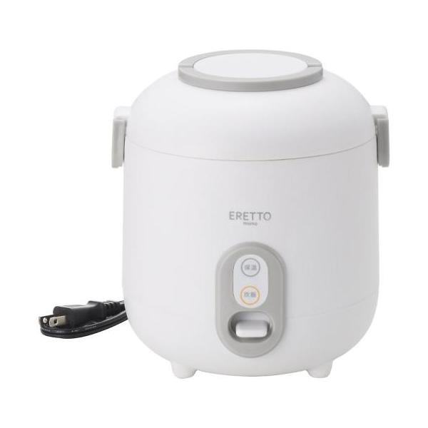 0.5合からごはんが炊ける！一人暮らしの方にもおすすめ。コンパクトなサイズの炊飯器。スイッチ1つで簡単に炊飯できます。持ち手付きなので移動も楽々。■商品204×187×184mm・AC100V-200W(炊飯時)/40W(保温時)、コードの...