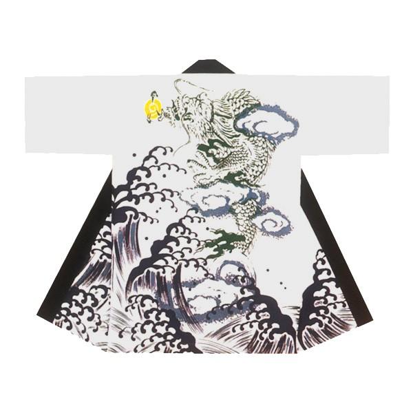 よさこい綿長半纏品質　：　綿100%　（Gポプリン）やや薄手の生地ですが、織密度が高くシッカリしている生地です。寸法　身丈　：　約100cm　身巾　：　約68cm肩山に縫目があります。本格反応染めよさこい踊りはもちろん、舞踊やダンスの衣装と...