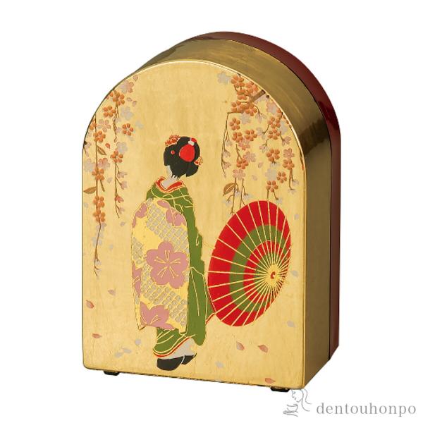 優雅な桜の舞と匠の技が融合する山中漆器のオルゴール。心を和らげる音色が、日常にひとときの安らぎをもたらします。鮮やかな絵柄は、和の美学をしっかりと伝え、どの空間にも品位を添えます。贈り物としても、自己の宝としても価値ある逸品を、ぜひ手に取っ...