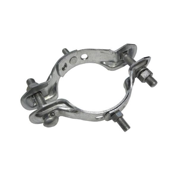 イワブチ 自在バンド 4BD-HE-30・適用径範囲:Φ300〜Φ410・バンド幅:48mm  厚み:4.0mm・d1:M16×50・d2:M20×120支線、アームタイの取付に使用する商品です。イワブチの美しい商品です。HEは4BDタイプ...